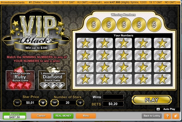 Play Scratch Cards Online - The Top Scratch Casinos Online