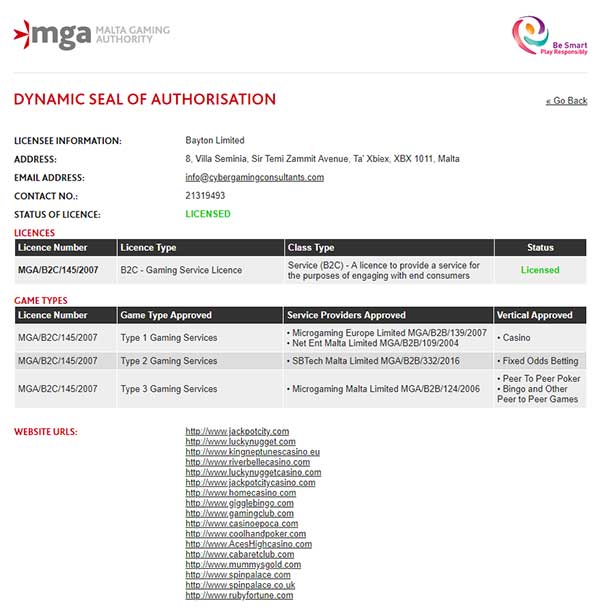 Malta Gaming Authority Licensing - Best MGA Casino in Canada